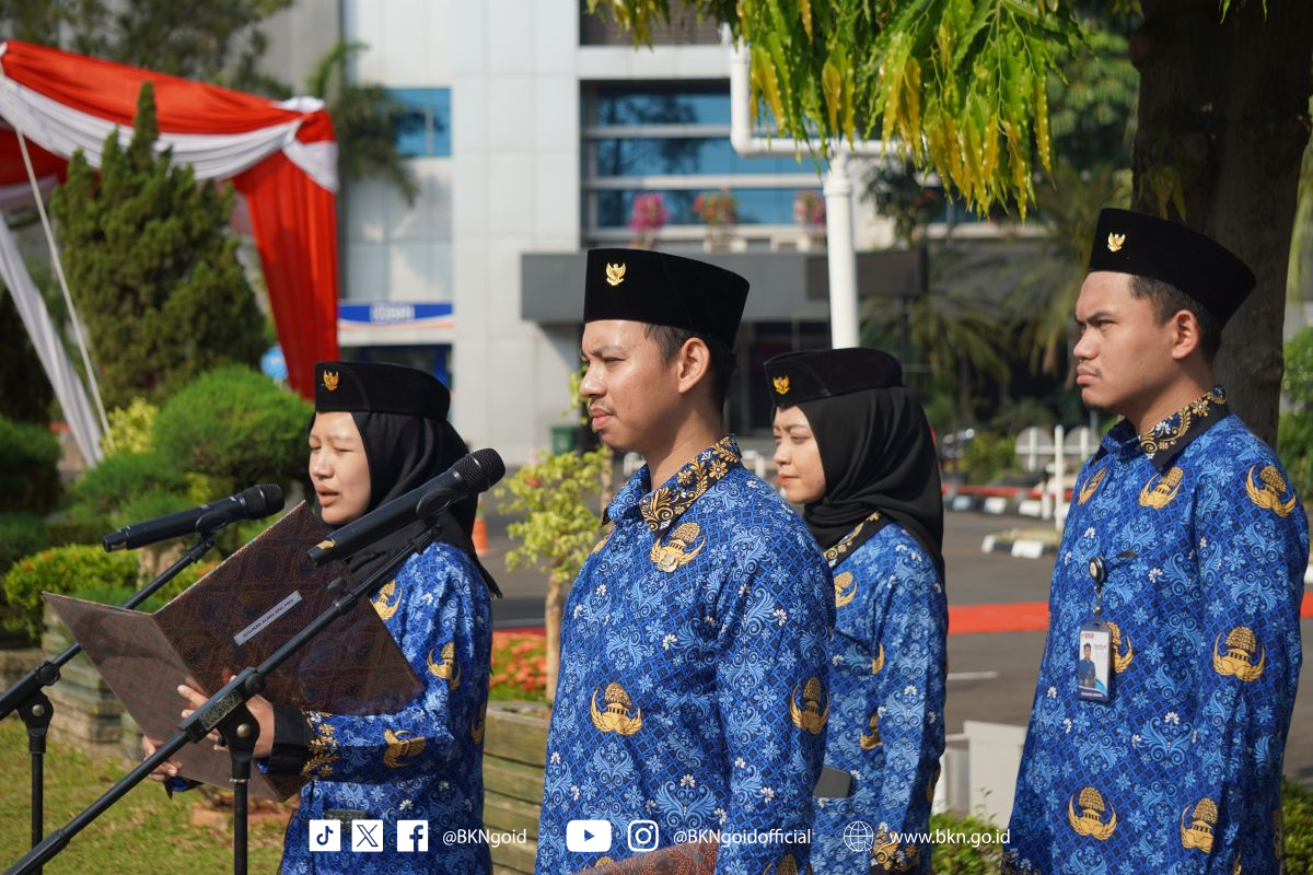 BKN Gelar Upacara Peringatan Hari Sumpah Pemuda ke-95 - Badan Kepegawaian Negara (BKN RI)