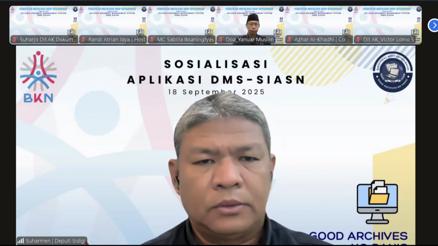 Kepala BKN: Digitalisasi Arsip Kepegawaian Sudah Menjadi Kebutuhan ...